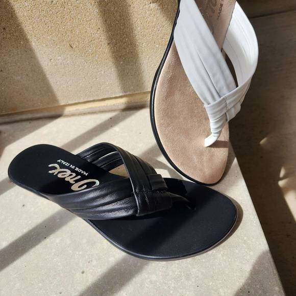 Onex | Shoes | New Onex Melba Sandals In Black Leather | Poshmark